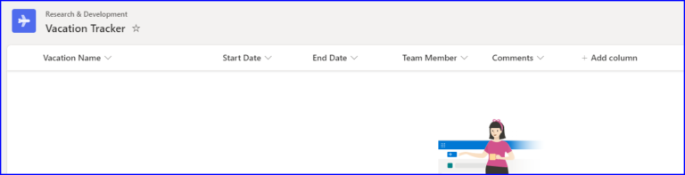 SharePoint Team Vacation Tracker – TW-Waytek