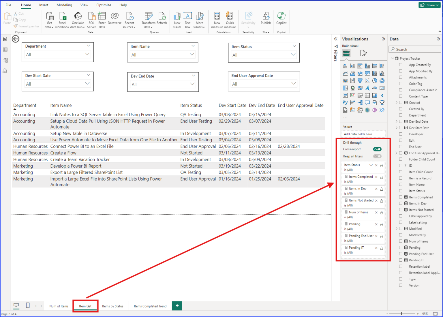 Create Project Status Reports from a SharePoint List Using Power BI ...