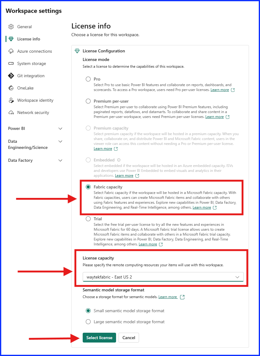 How to Setup Microsoft Fabric Capacity for a Power BI Workspace from ...