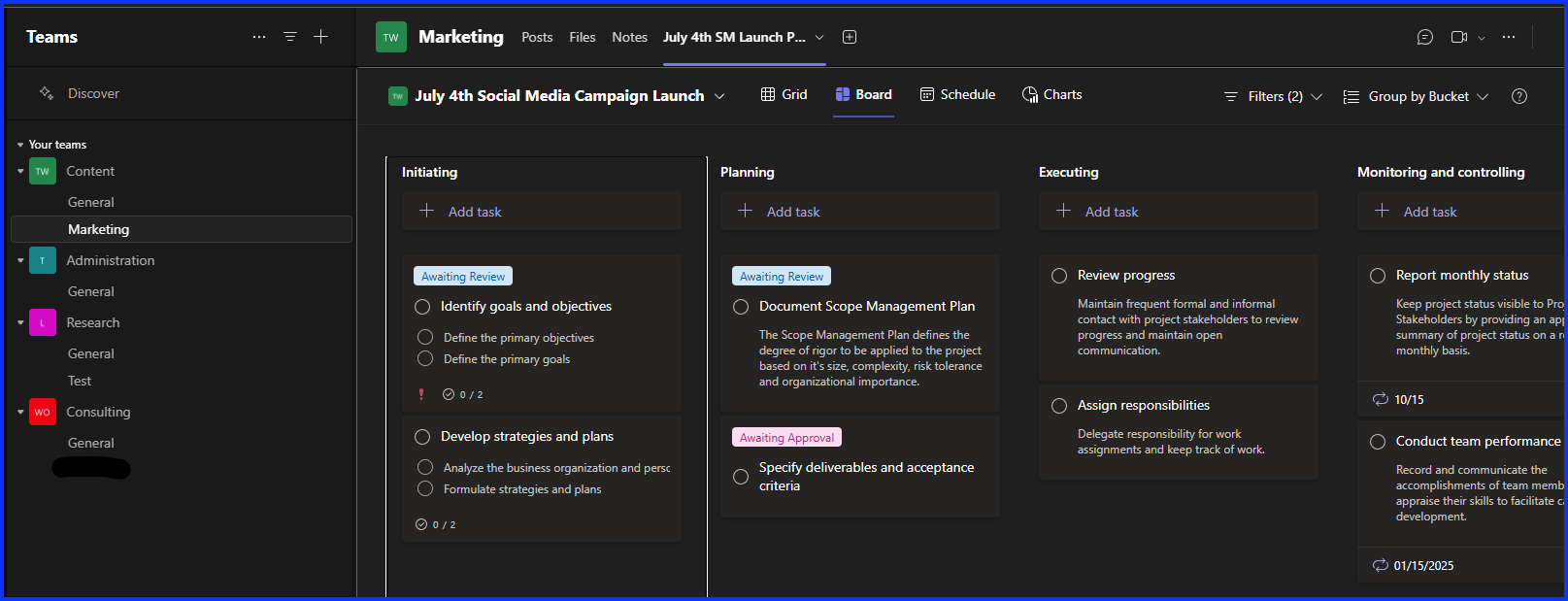 Why Use Microsoft Teams Channels for Project or Program Management in 2024? – TW-Waytek