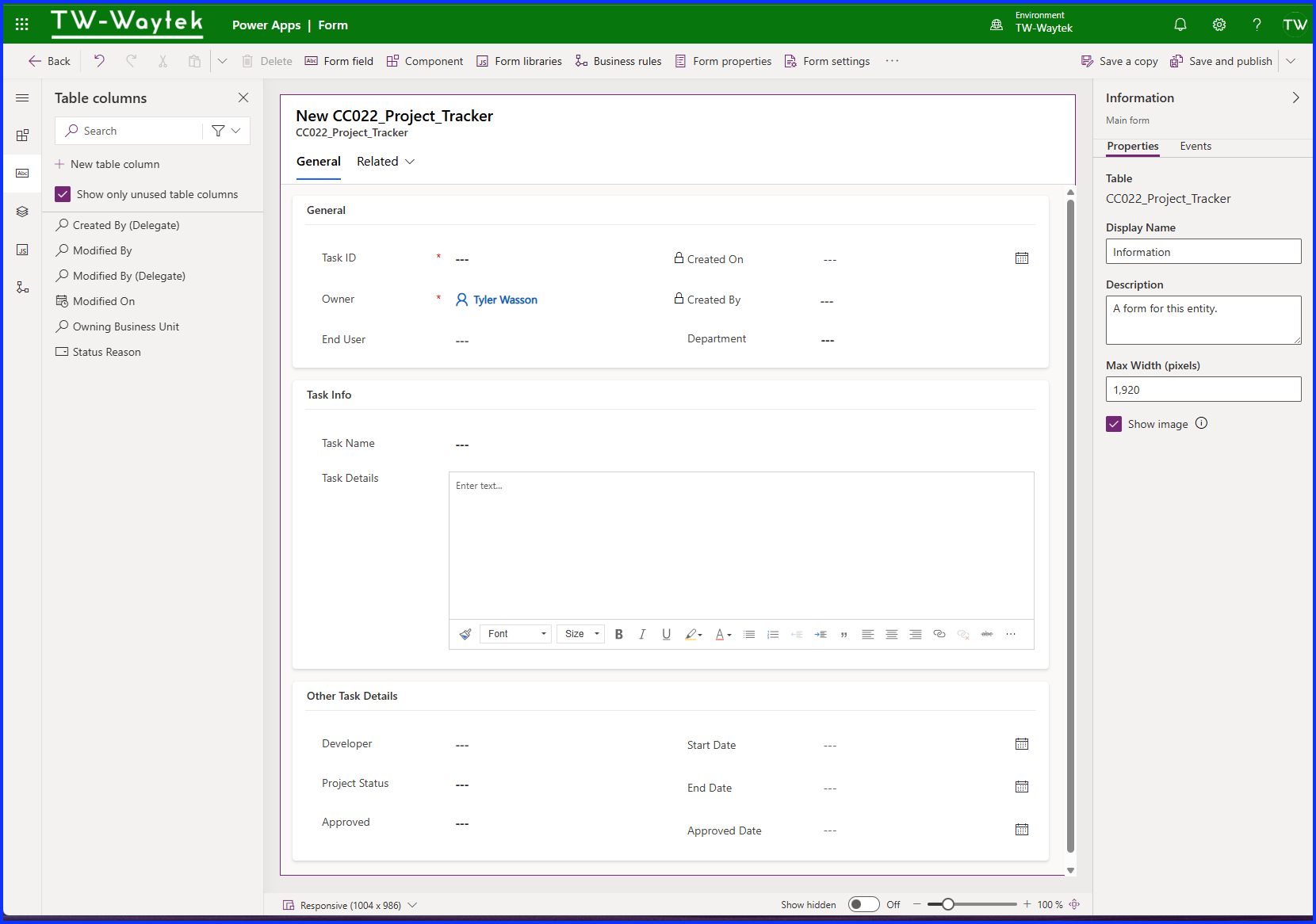 Get a Custom Project Tracker Up and Running in Minutes with Dataverse ...