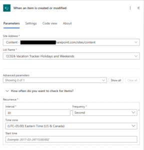 SharePoint List Vacation Time Off Tracker that Removes Weekends and ...