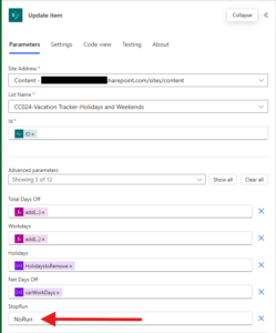 SharePoint List Vacation Time Off Tracker that Removes Weekends and ...
