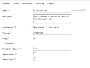 Backup an Azure SQL Database to a Lakehouse Using Microsoft Fabric – TW ...