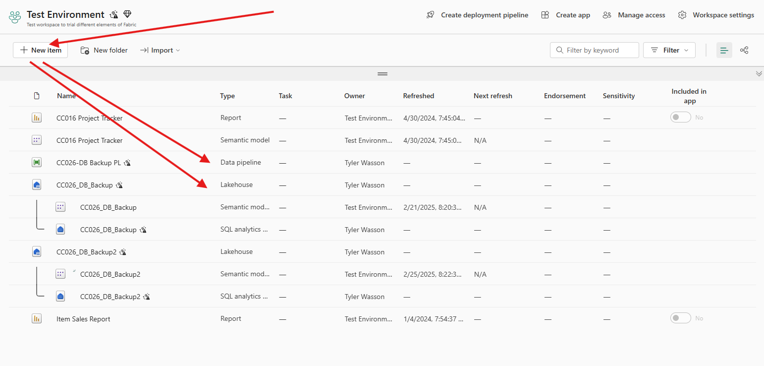 Backup an Azure SQL Database to a Lakehouse Using Microsoft Fabric – TW ...